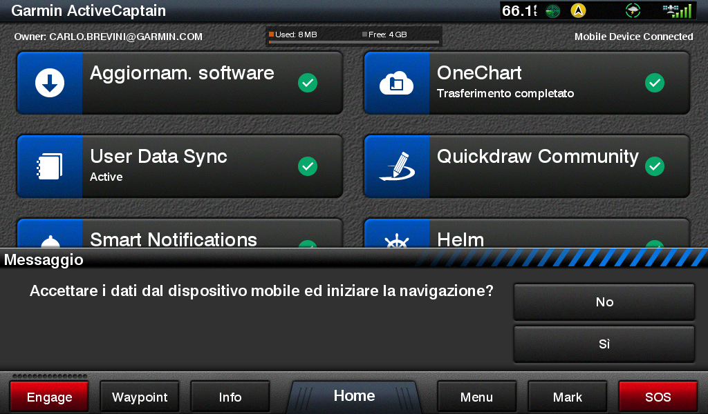 ActiveCaptain di Garmin, l'App che rende più facile navigare