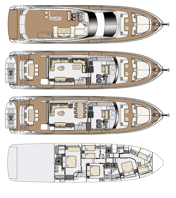 Azimut 78 Fly, the new flagship - Barchemagazine.com