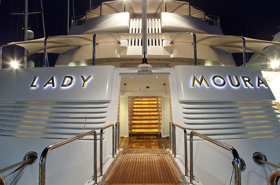 105 m Lady Moura is on the market for the first time