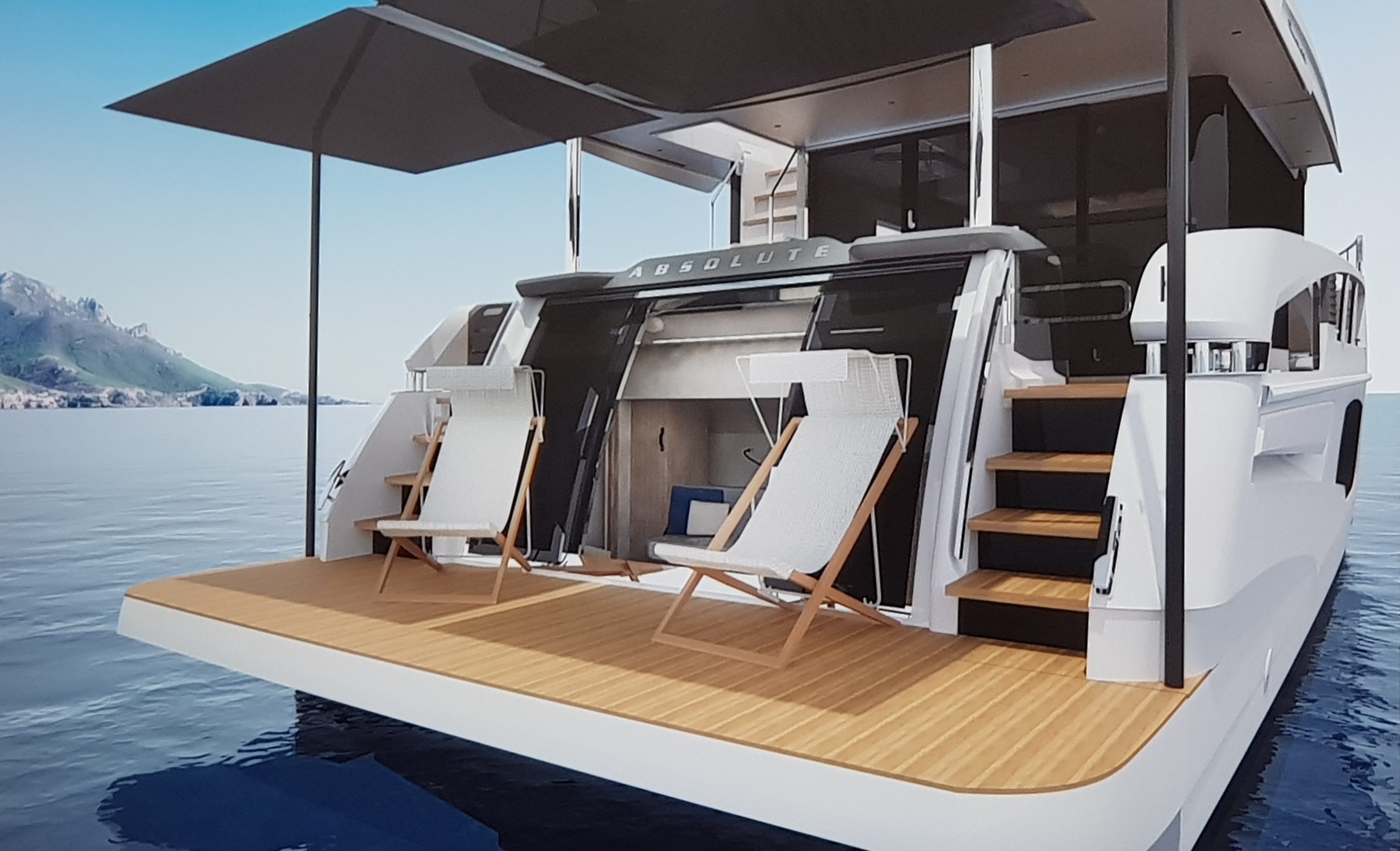 Absolute Navetta 64, ecco come inventarsi un vero beach club su un 20 m