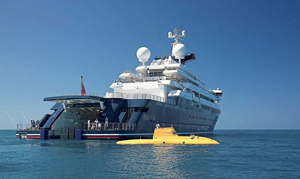 Octopus, a 126-metre superyacht - Barche Magazine ISP