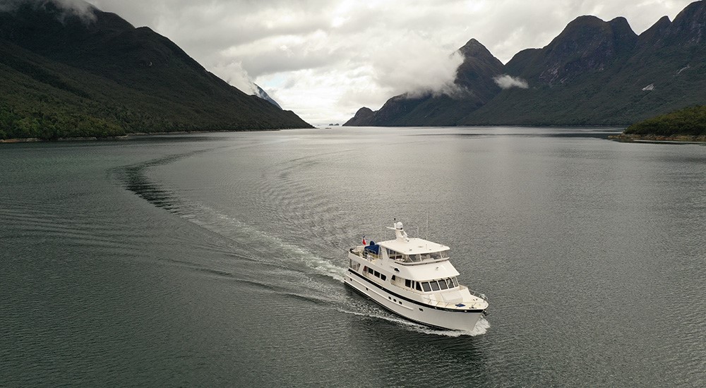 Outer Reef 700 Motoryacht, a voyage to the end of the world