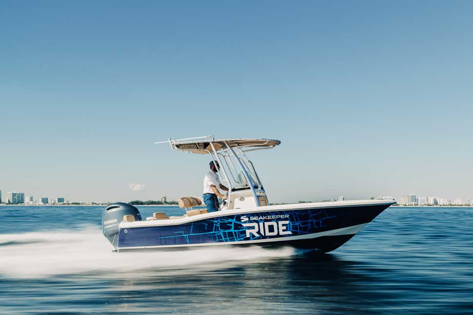 Seakeeper lancia Ride, - 70% del rollio e del beccheggio in navigazione