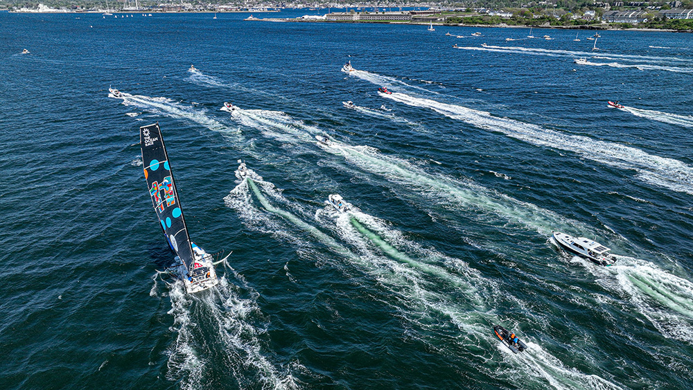 The Ocean Race, 11th Hour Racing Team won the fourth leg