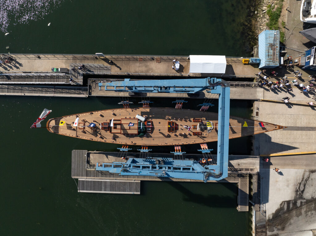 Shamrock V Relaunched After Historic Restoration